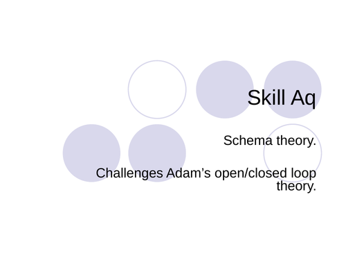 OCR A Level PE - Skill Acquisition Bundle | Teaching Resources
