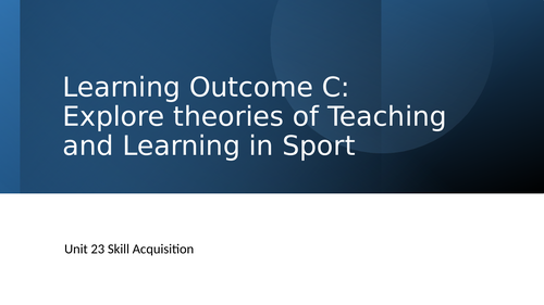 OCR A Level PE - Skill Acquisition Bundle | Teaching Resources