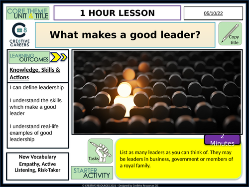 Leadership + Careers | Teaching Resources