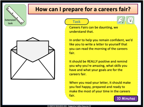 School Careers Fair Lesson | Teaching Resources