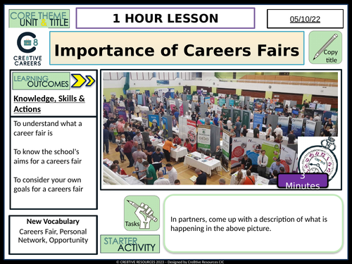 School Careers Fair Lesson | Teaching Resources