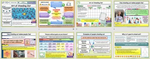 Being Unique Standing Out Aspirations | Teaching Resources