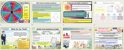 Being Unique Standing Out Aspirations | Teaching Resources