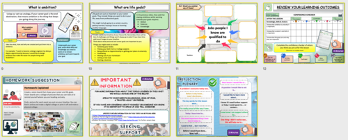 Ambition Career + Life Goals | Teaching Resources