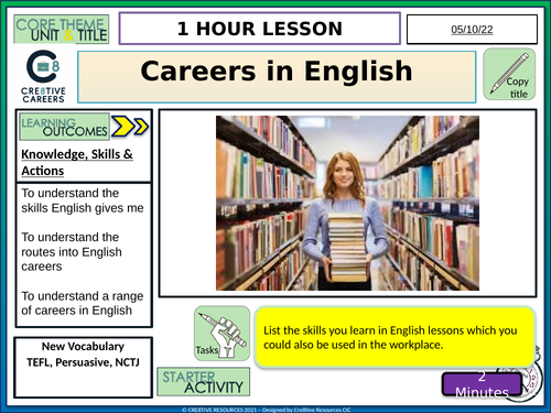 Careers in English | Teaching Resources