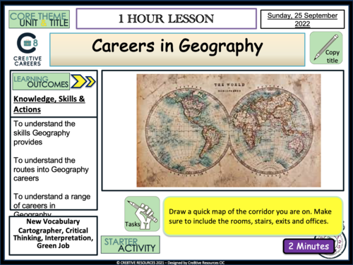 Careers in Geography | Teaching Resources