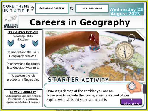 Careers in Geography | Teaching Resources