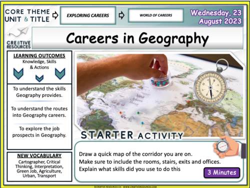 Careers in Geography | Teaching Resources