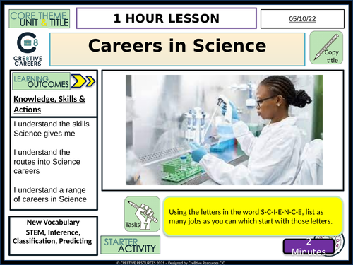 Careers in Science | Teaching Resources