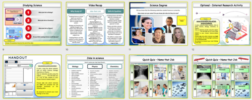 Careers in Science | Teaching Resources