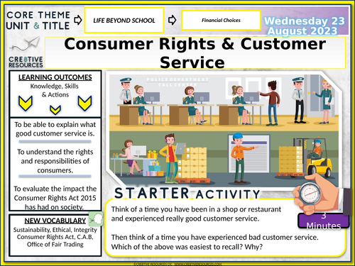 Exploring Customer Service | Teaching Resources