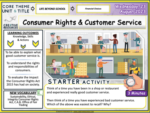 Exploring Customer Service | Teaching Resources