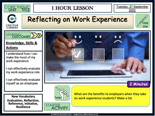 Careers Work Experience | Teaching Resources