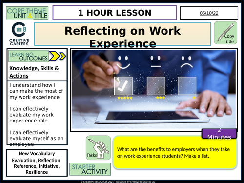 Careers Work Experience | Teaching Resources