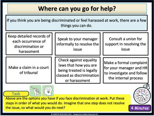 Bullying & Harassment in Workplace | Teaching Resources