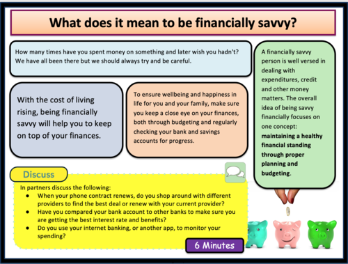 Personal Finance - KS5 Careers | Teaching Resources