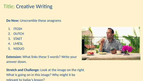 Senses - Creative Writing | Teaching Resources