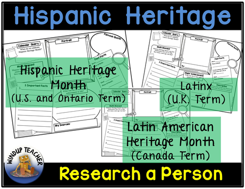 Hispanic Heritage Month - Latin American Heritage Month Activity Sheet ...