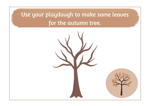 Autumn playdough mats | Teaching Resources