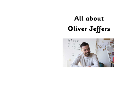 Oliver Jeffers Fact Book | Teaching Resources