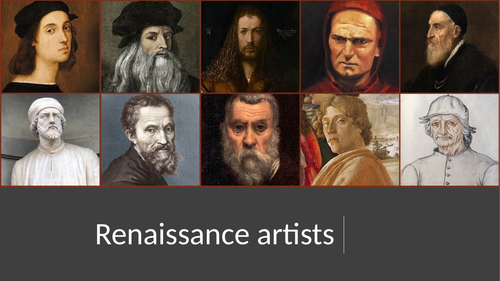 4. Renaissance art | Teaching Resources