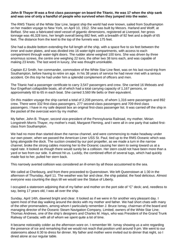 The sinking of the Titanic | Teaching Resources