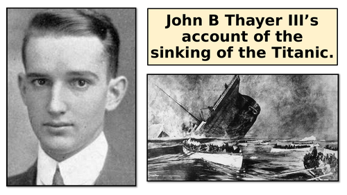 The sinking of the Titanic | Teaching Resources