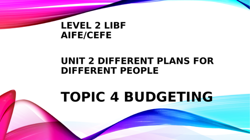 LiBF Level 2 AiFE/CEFE UNIT 2 | Teaching Resources