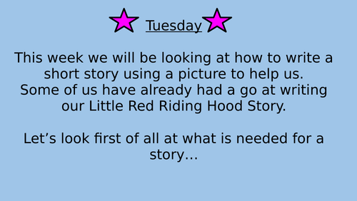 KS1 Creative Writing Story Writing Starters (4 Days) | Teaching Resources