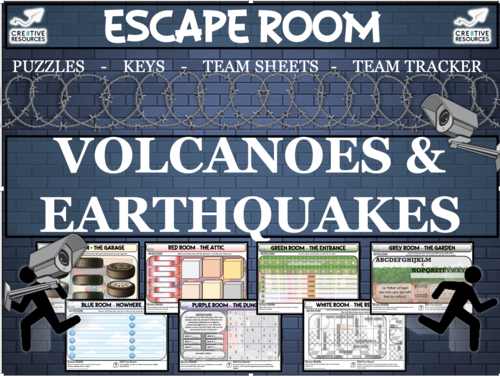 Volcanoes + Earthquakes Escape Room | Teaching Resources