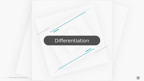 Differentiation from first principles | Teaching Resources Differentiation from first principles | Teaching Resources
