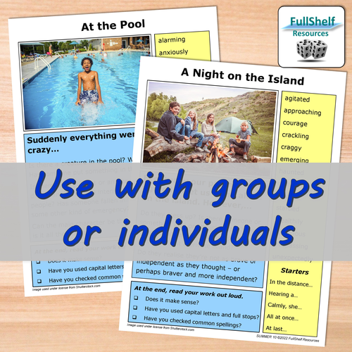 Summer Story Prompts Creative Writing | Teaching Resources