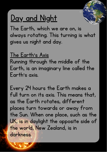 Year 5 Science Space Reading Comprehension with mark scheme | Teaching ...