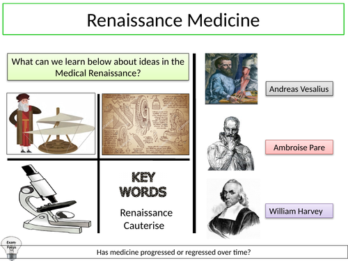 5. Renaissance medicine | Teaching Resources