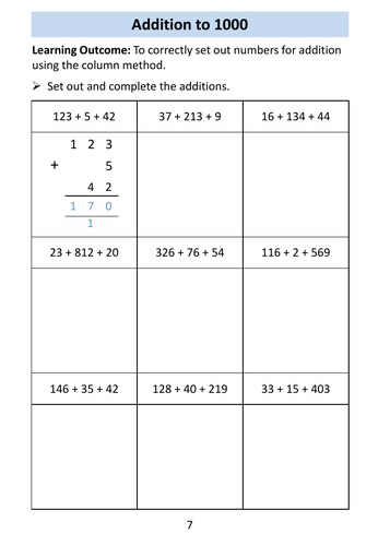 Addition Workbook - Functional Skills Maths - Entry Level 3 | Teaching ...