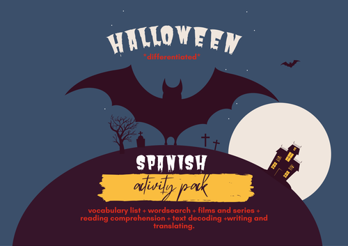 Spanish Halloween Activity pack | Teaching Resources