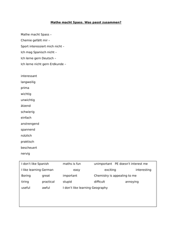 Echt 1 Einheit 4 die Schule complete topic. | Teaching Resources