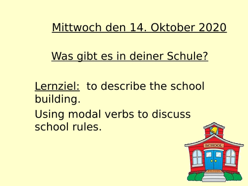 Echt 1 Einheit 4 die Schule complete topic. | Teaching Resources