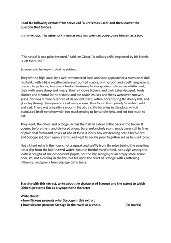 A Christmas Carol Resources for full PPT SOW | Teaching Resources