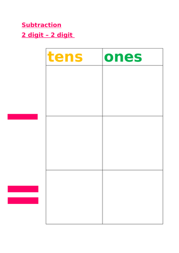 2 digits addition and subtraction | Teaching Resources