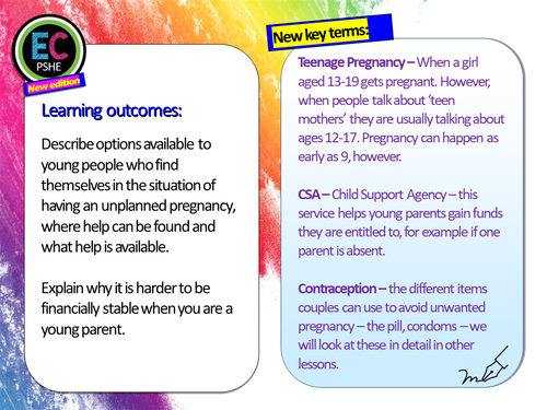 Unplanned Pregnancy + Pregnancy Choices | Teaching Resources