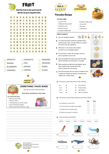English Workbook ages 6-7 | Teaching Resources