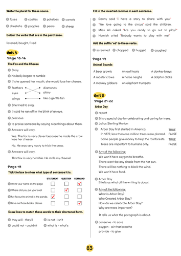 English Workbook ages 6-7 | Teaching Resources