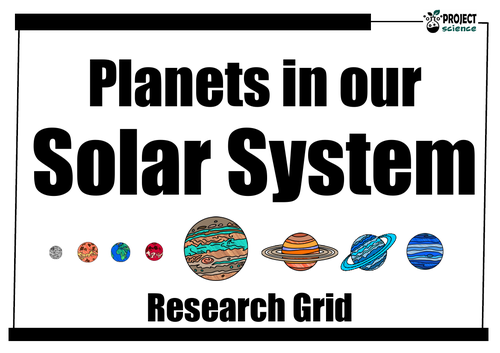 Planets in our Solar System Research Grid | Teaching Resources