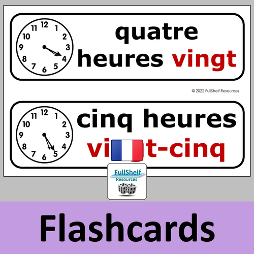 Telling the Time in French Lesson Presentation | Teaching Resources