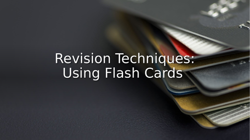 Revision techniques Practical examples | Teaching Resources