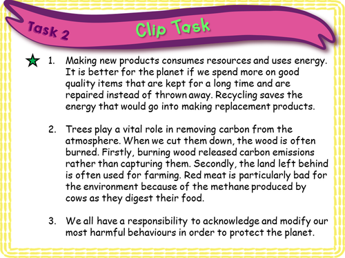 Carbon Footprints | Teaching Resources