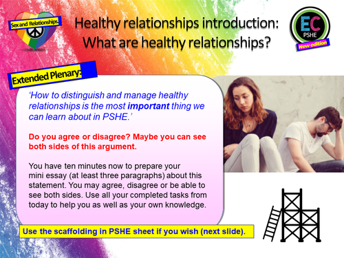 Healthy Safe Relationships / Positive Relationships | Teaching Resources