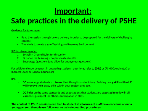 PSHE/RSE Loss Grief and Bereavement PowerPoint Lesson KS3 and KS4-5 ...