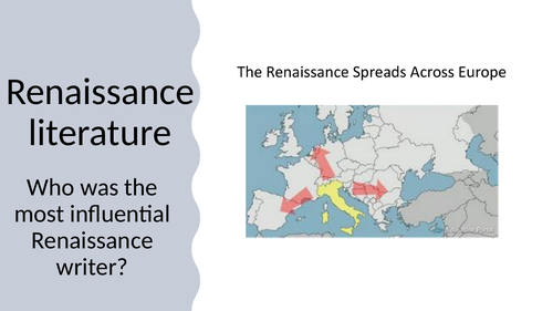 8. Renaissance literature | Teaching Resources